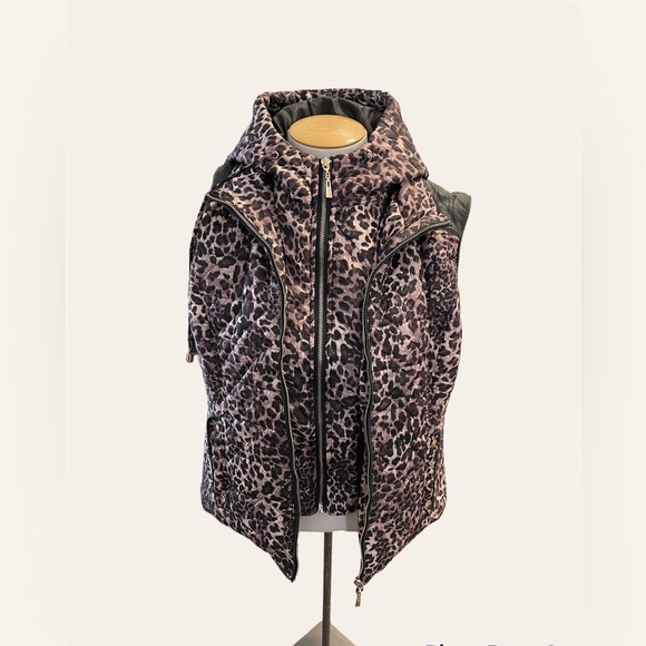 Daisy | Jackets & Coats | Cheetah Print Puffy Vest | Poshmark